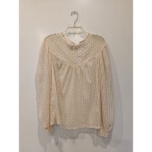 Zara | Tops | Zara Embroidered Tulle Top | Poshmark